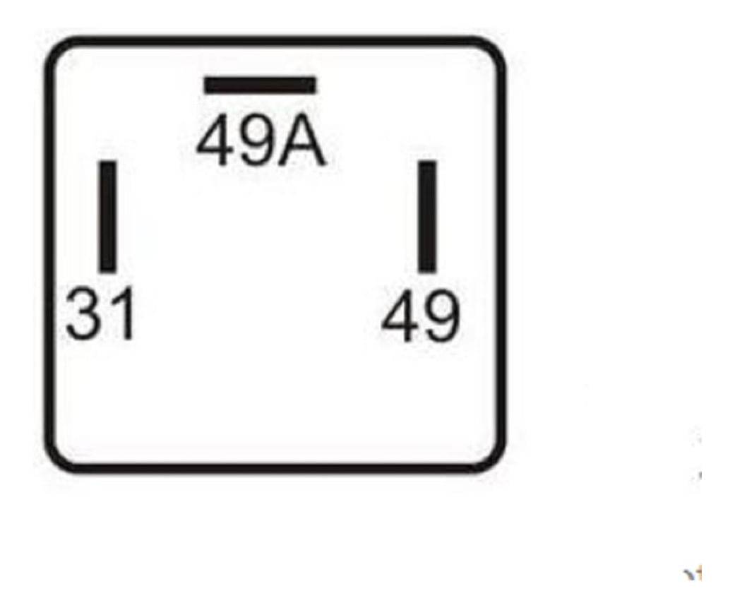 RELE PISCA 24V 3 PINOS - MEZ@ ACESSÓRIOS PARA CAMINHÕES