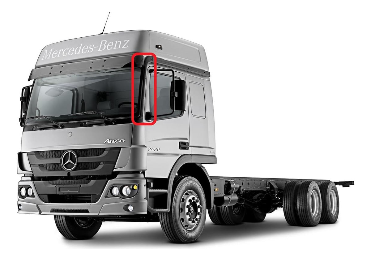 Acabamento da coluna le mb atego/axor - MEZ@ ACESSÓRIOS PARA CAMINHÕES